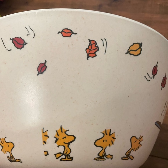 Peanuts | Dining | Peanuts Snoopy Happy Thanksgiving Bamboo Serving ...